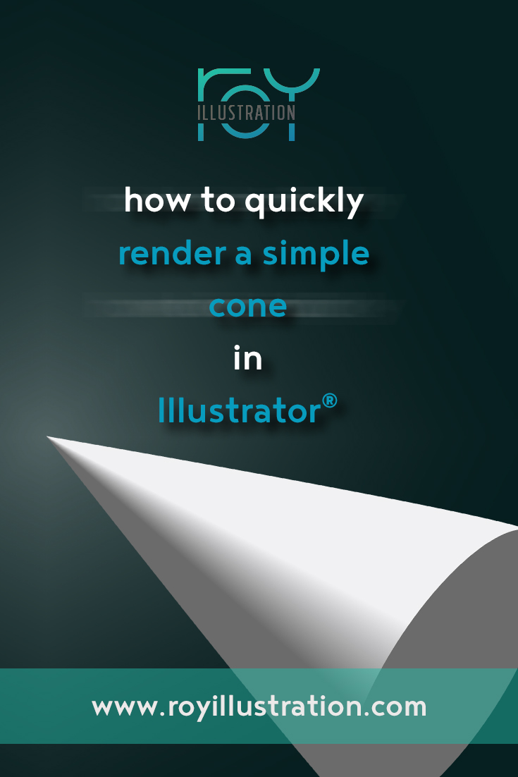 Quick Simple Cone Rendering In Illustrator Roy Illustration